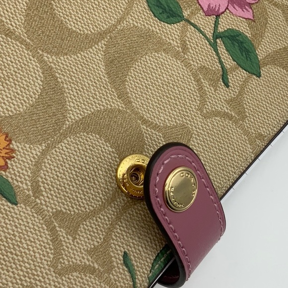 Coach | Office | Coach Prairie Rose Canvas And Leather Notebook | Poshmark